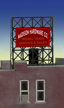 NZ scale Billboard Madison Hardware – Miller Engineering