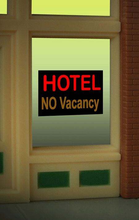 Hotel Window sign – Miller Engineering